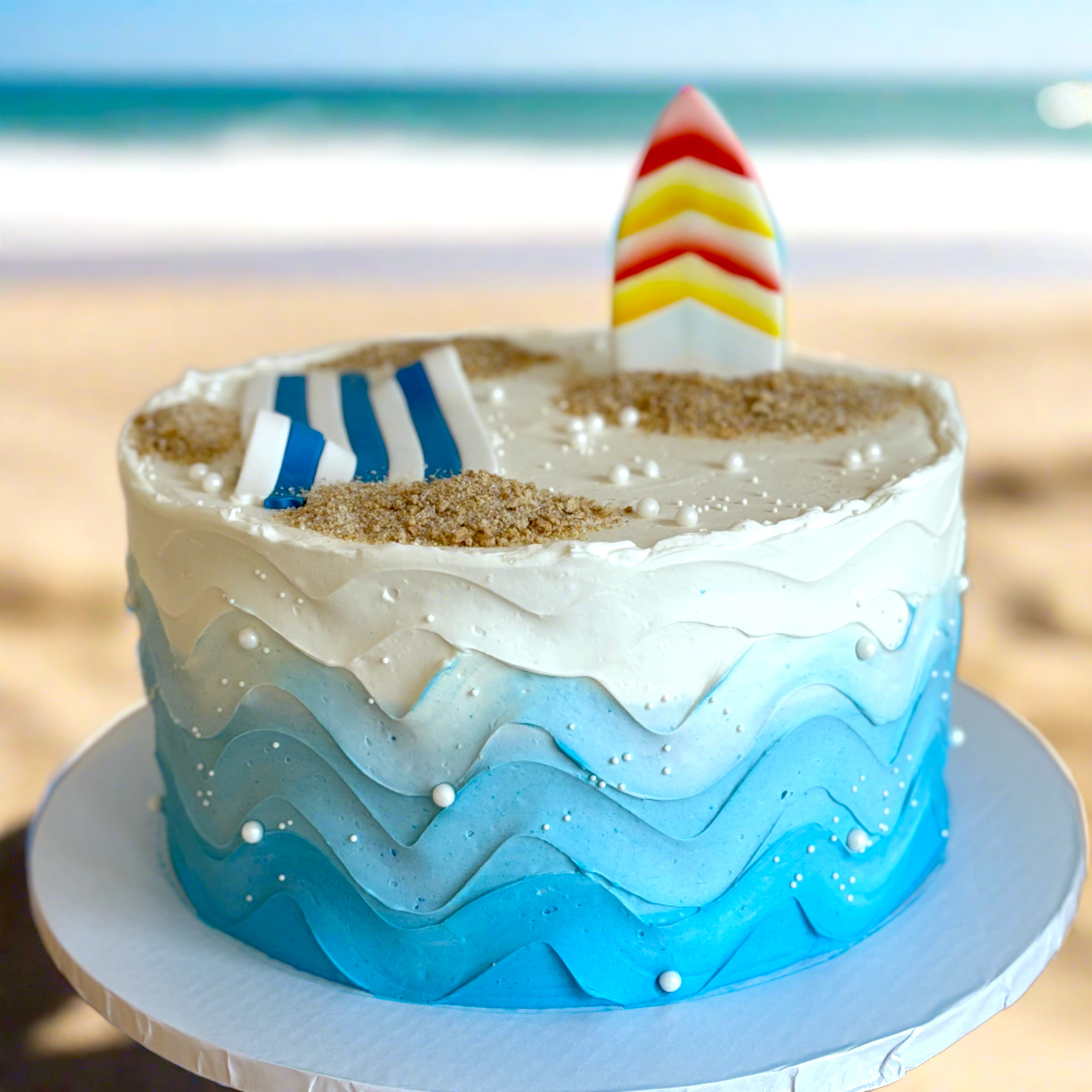 Wave Celebration Cake for All Occasions – Hotcakes Bakes